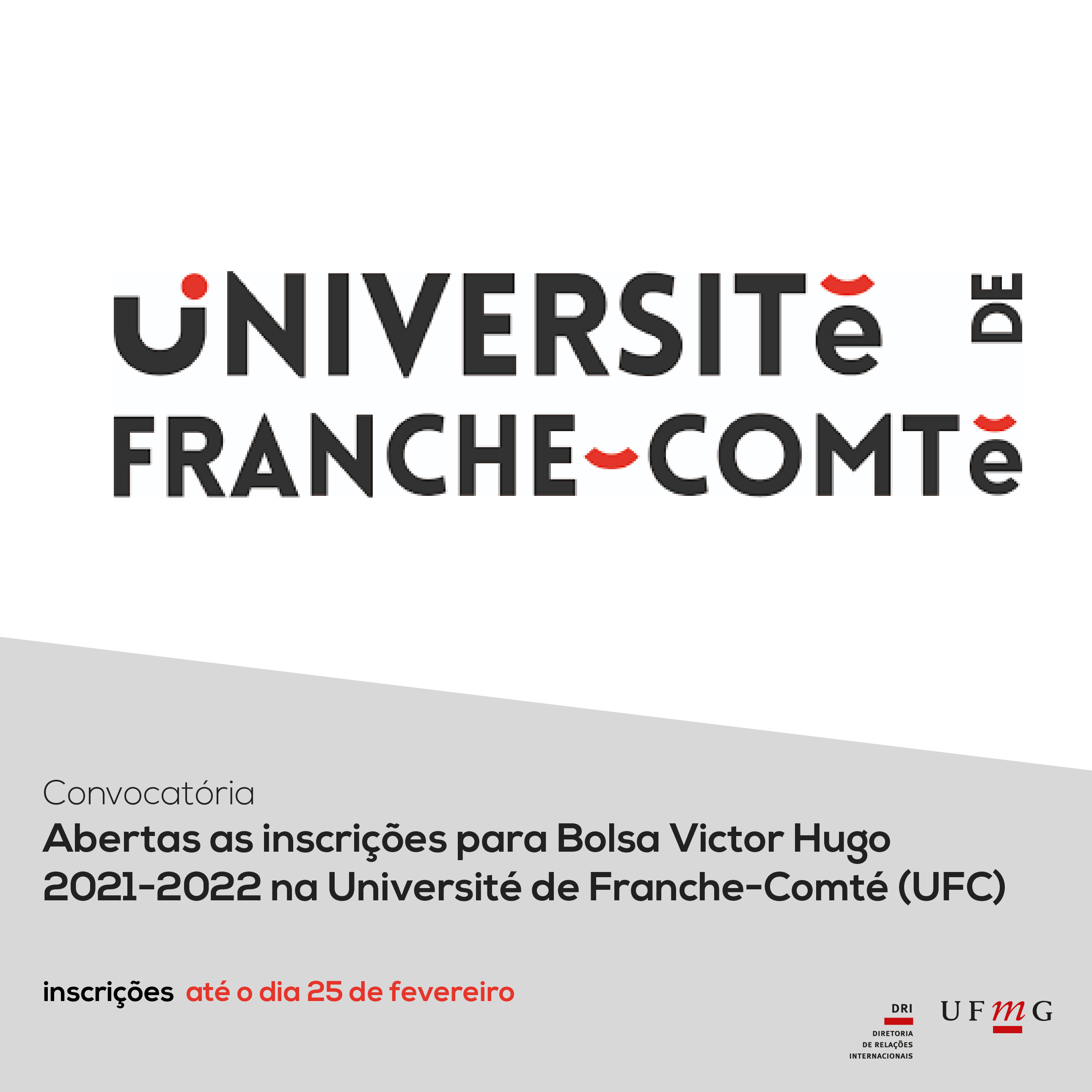 Abertas as inscrições para bolsa Victor Hugo 2021-2022 na Université de ...