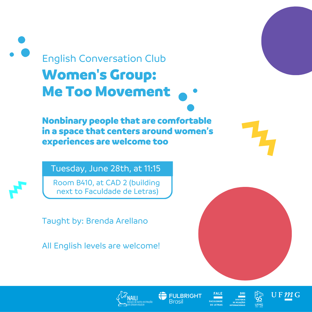 English Conversation Club: Me Too Movement & Breaking Down Masculinity ...