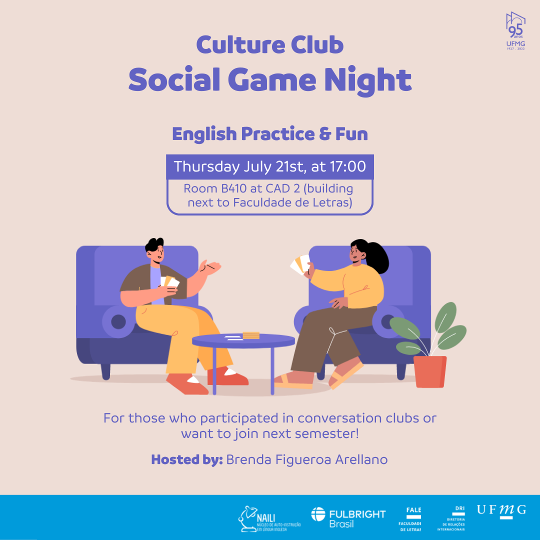 Culture Club: Social Game Night – DRI – Diretoria de Relações ...