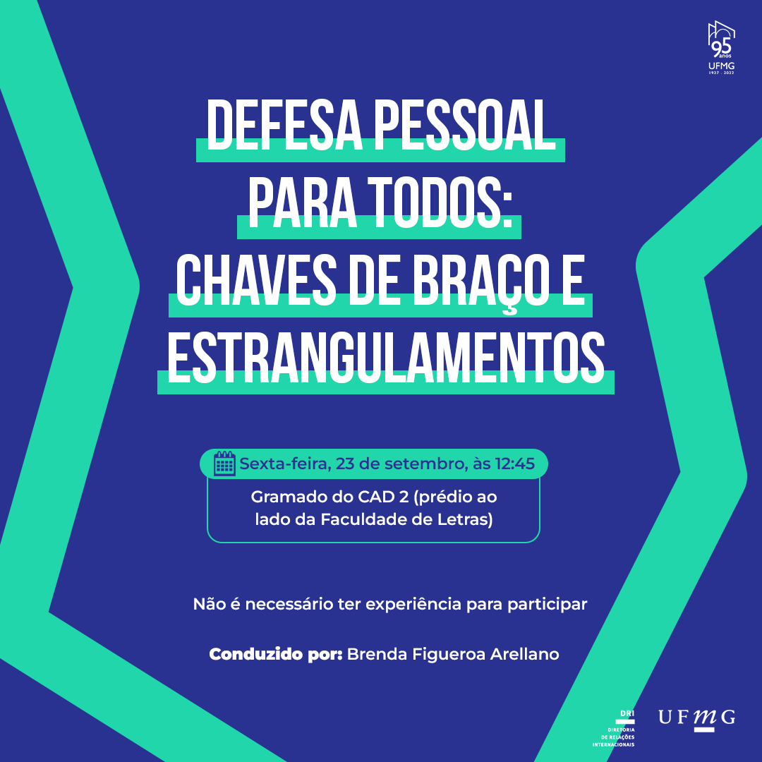 Aulas de defesa pessoal para todos – dia 23 de setembro – DRI ...