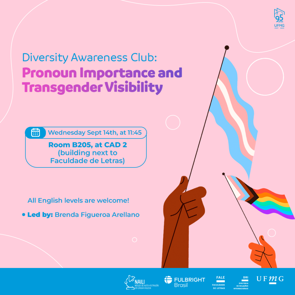 Diversity Awareness Club: Pronoun Importance and Transgender Visibility ...