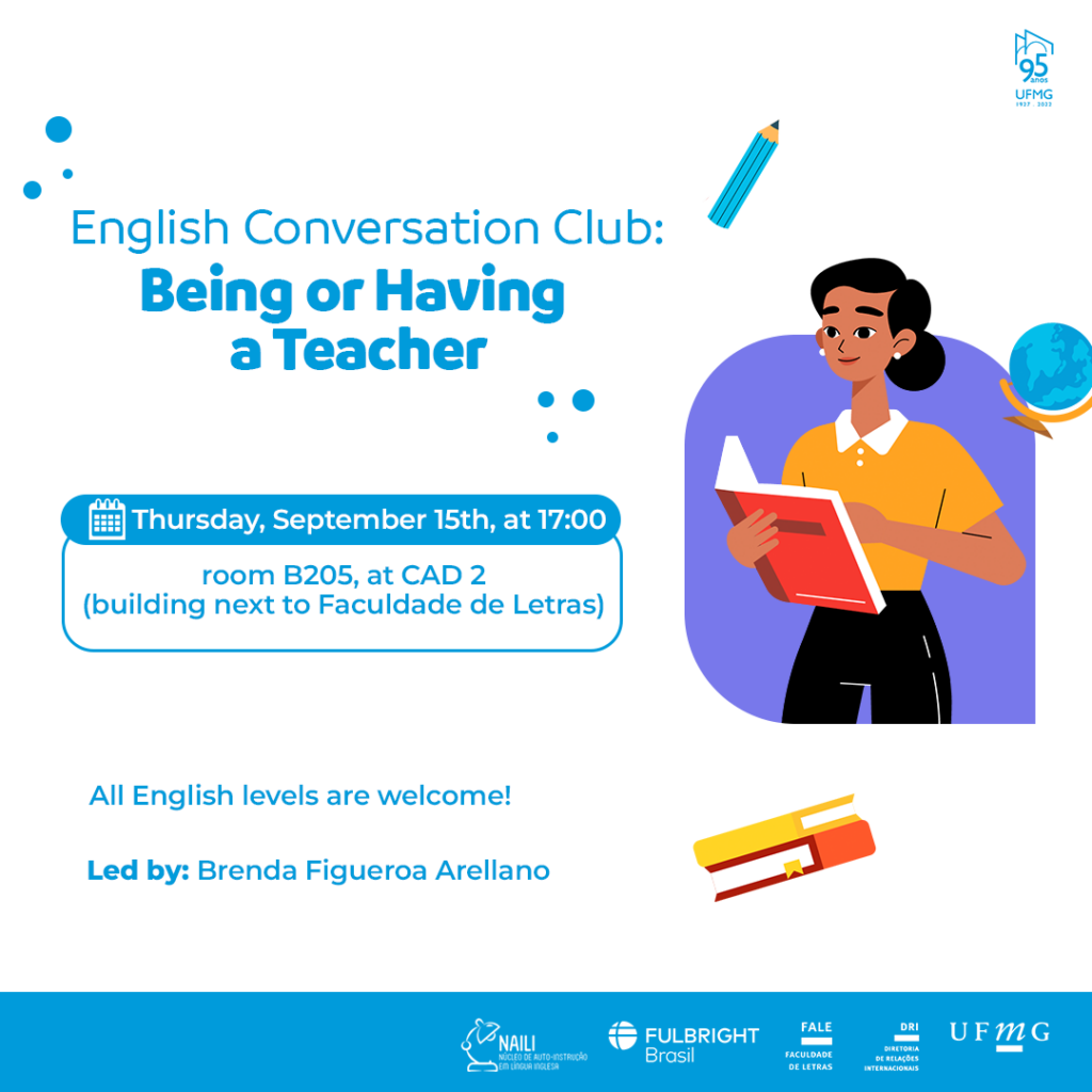 English Conversation Club: Being or Having a Teacher – DRI – Diretoria ...