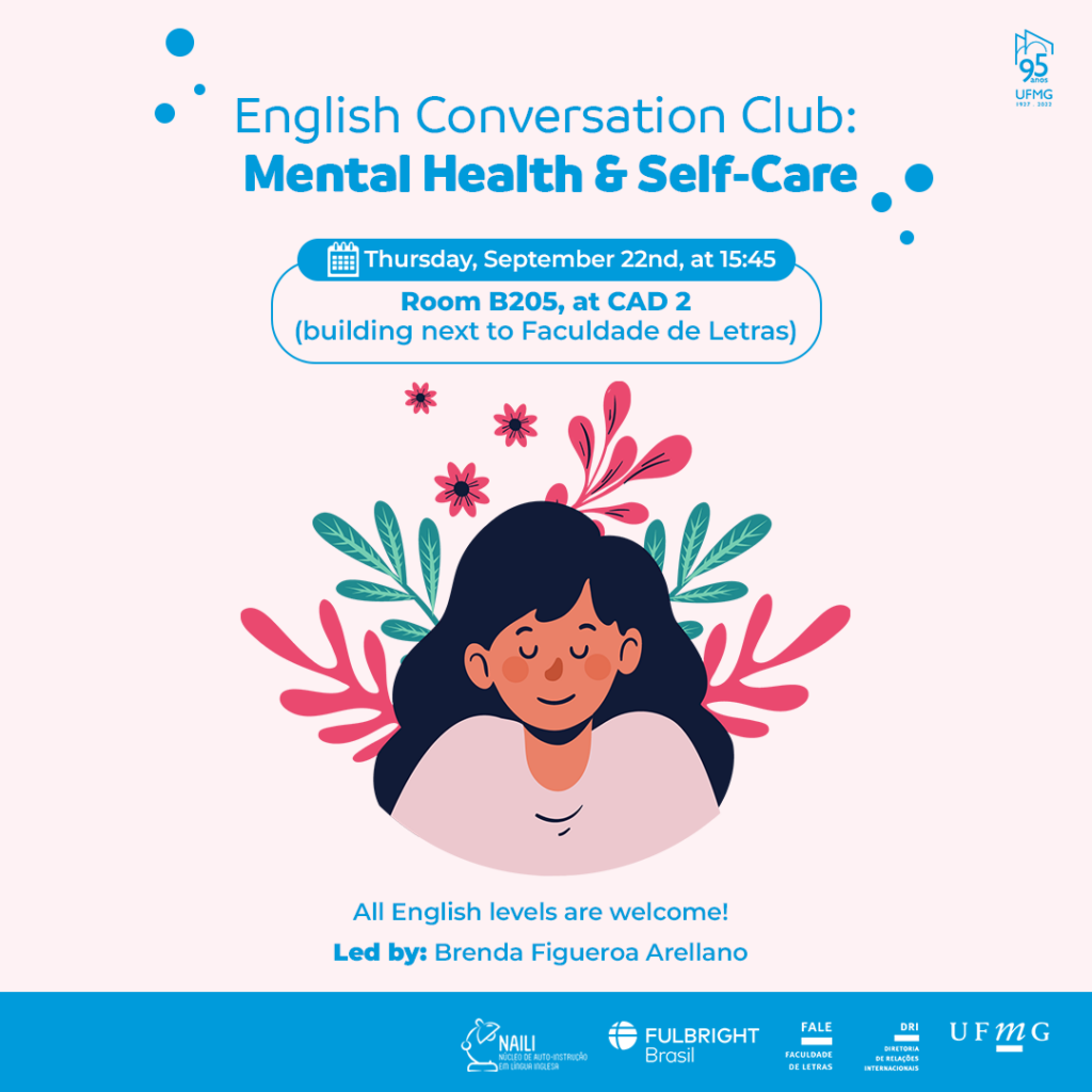 English Conversation Club: Mental Health & Self-Care – DRI – Diretoria ...