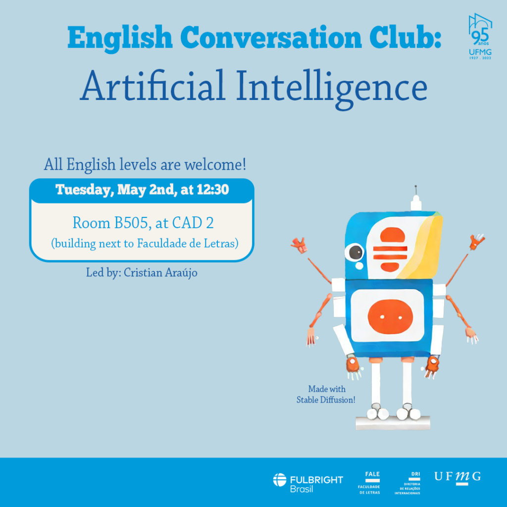 English Conversation Club: Artificial Intelligence – DRI – Diretoria de ...