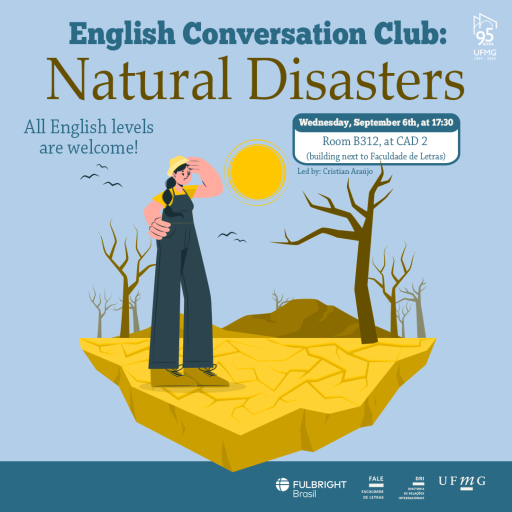 English Conversation Club: Natural Disasters – DRI – Diretoria de ...