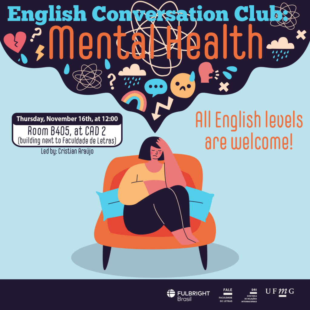 English Conversation Club: Mental Health – DRI – Diretoria de Relações ...