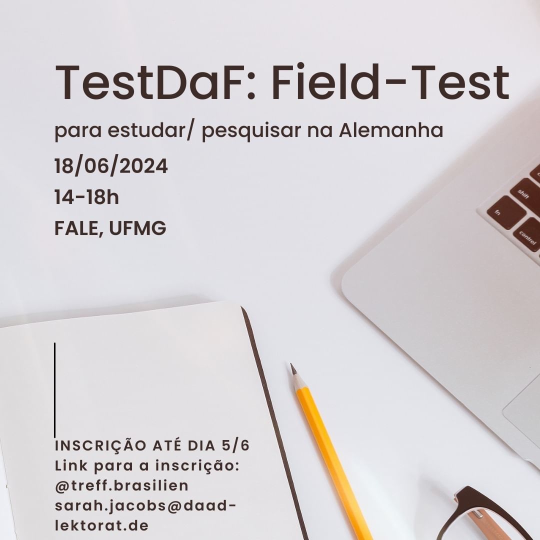 DAAD oferta FIELD-TEST do exame TESTDAF – DRI – Diretoria de Relações ...