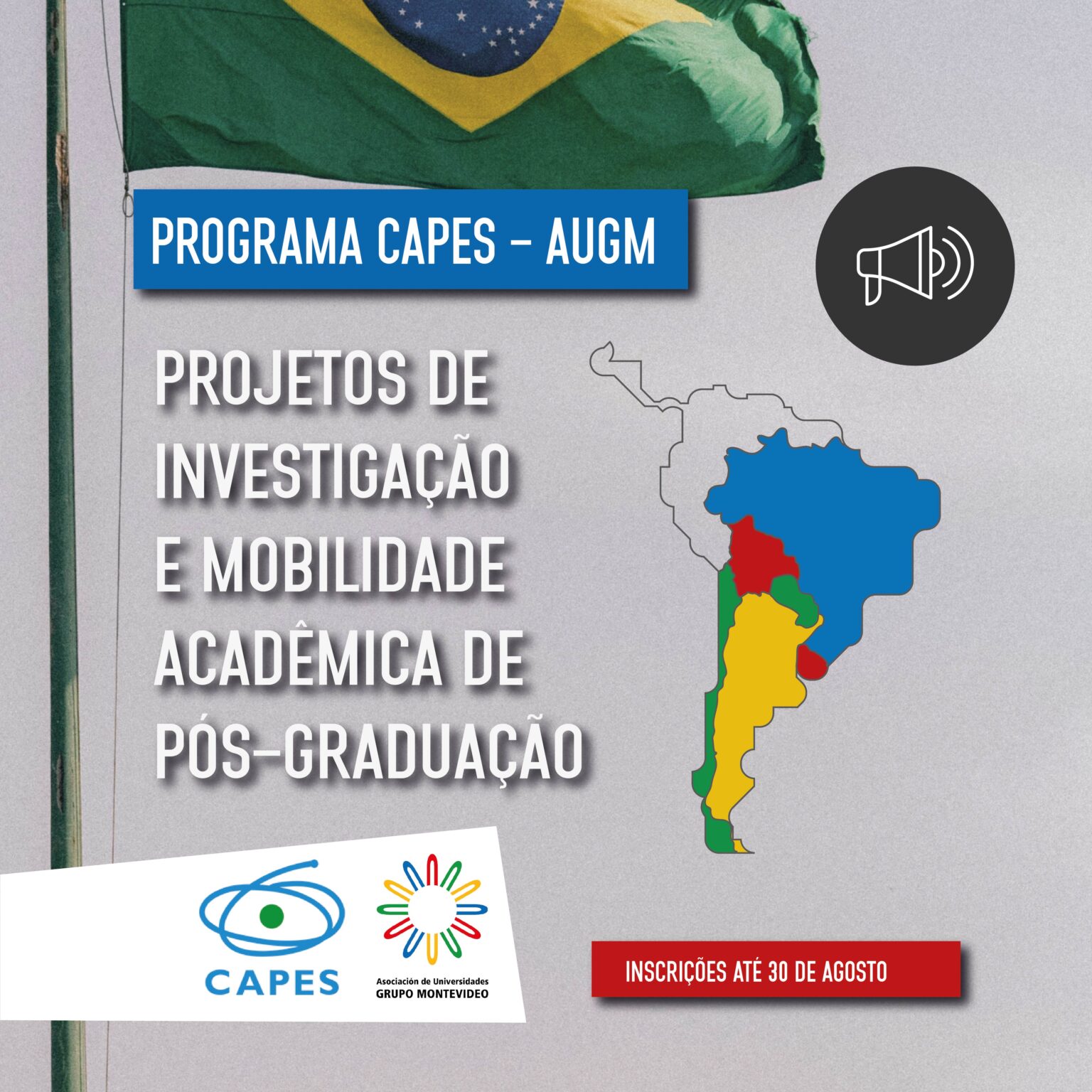 Aberta chamada para Programa conjunto CAPES – AUGM – DRI – Diretoria de ...