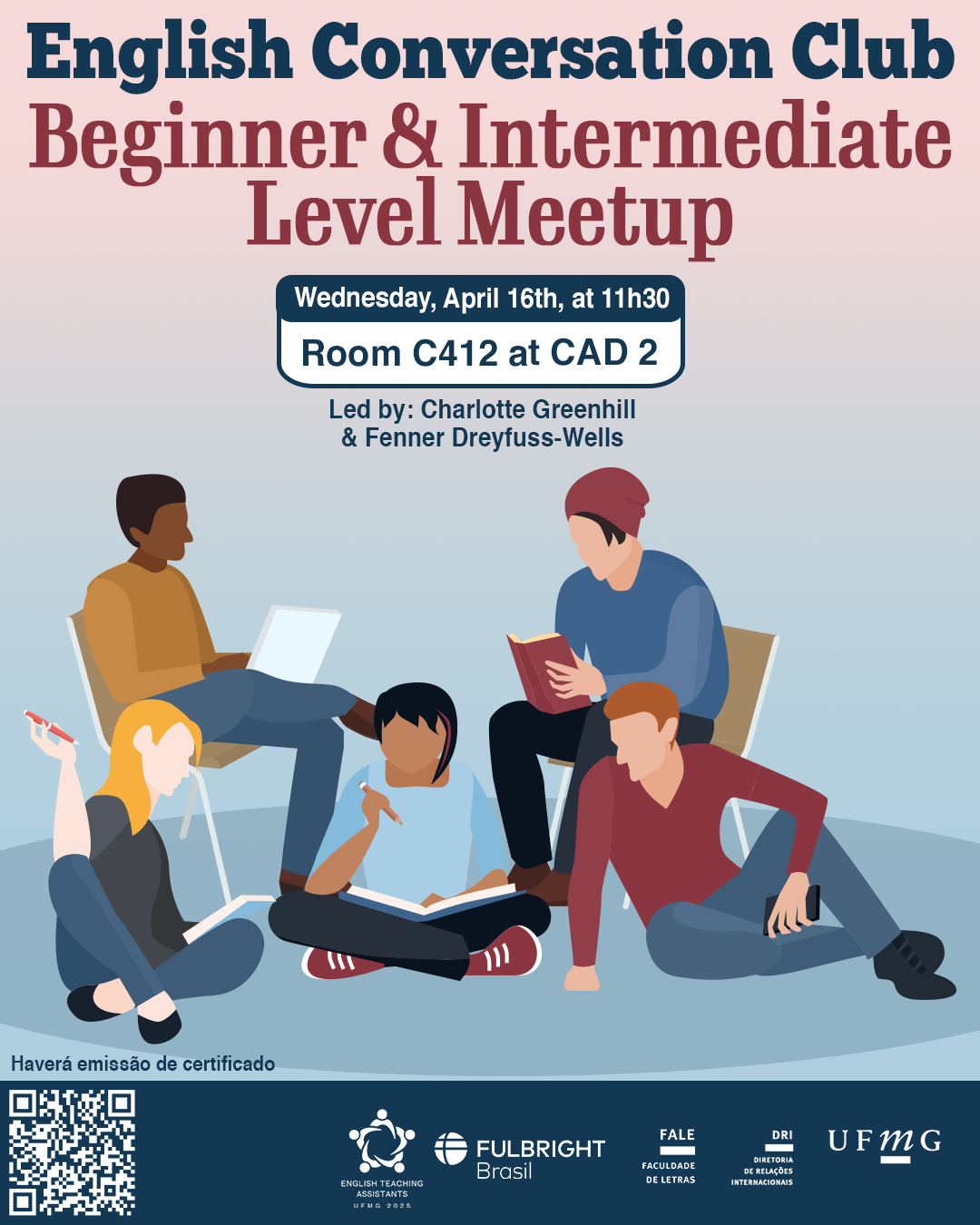 English Conversation Club: Beginner & Intermediate Level Meetup – DRI ...
