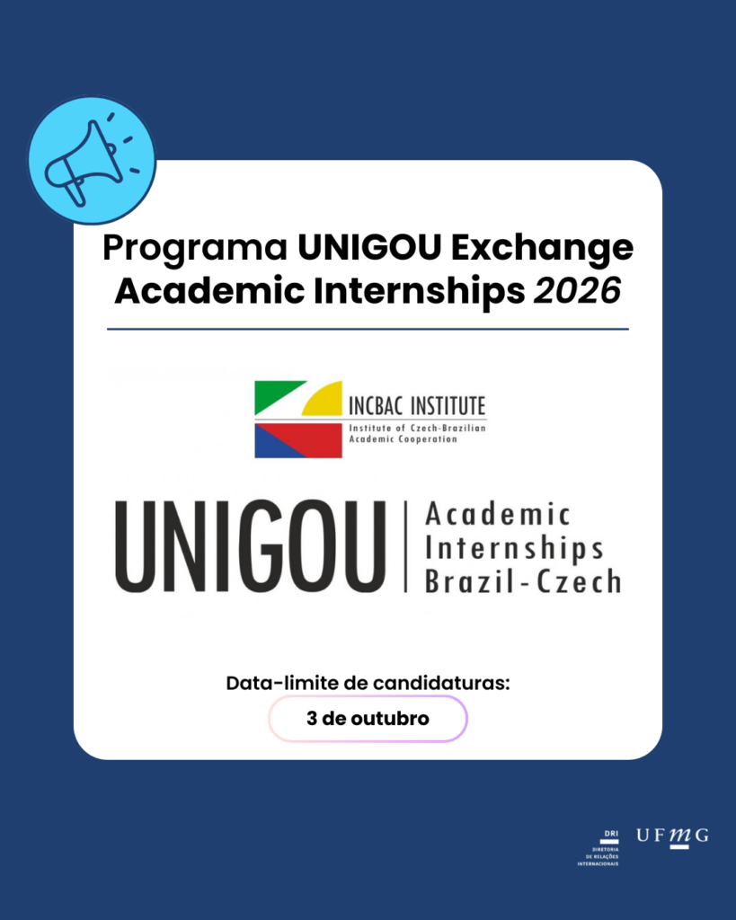 Programa UNIGOU Exchange – Academic Internships 2026. – DRI – Diretoria ...