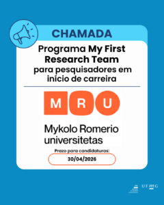 Chamada internacional para pesquisadores em início de carreira “My ...